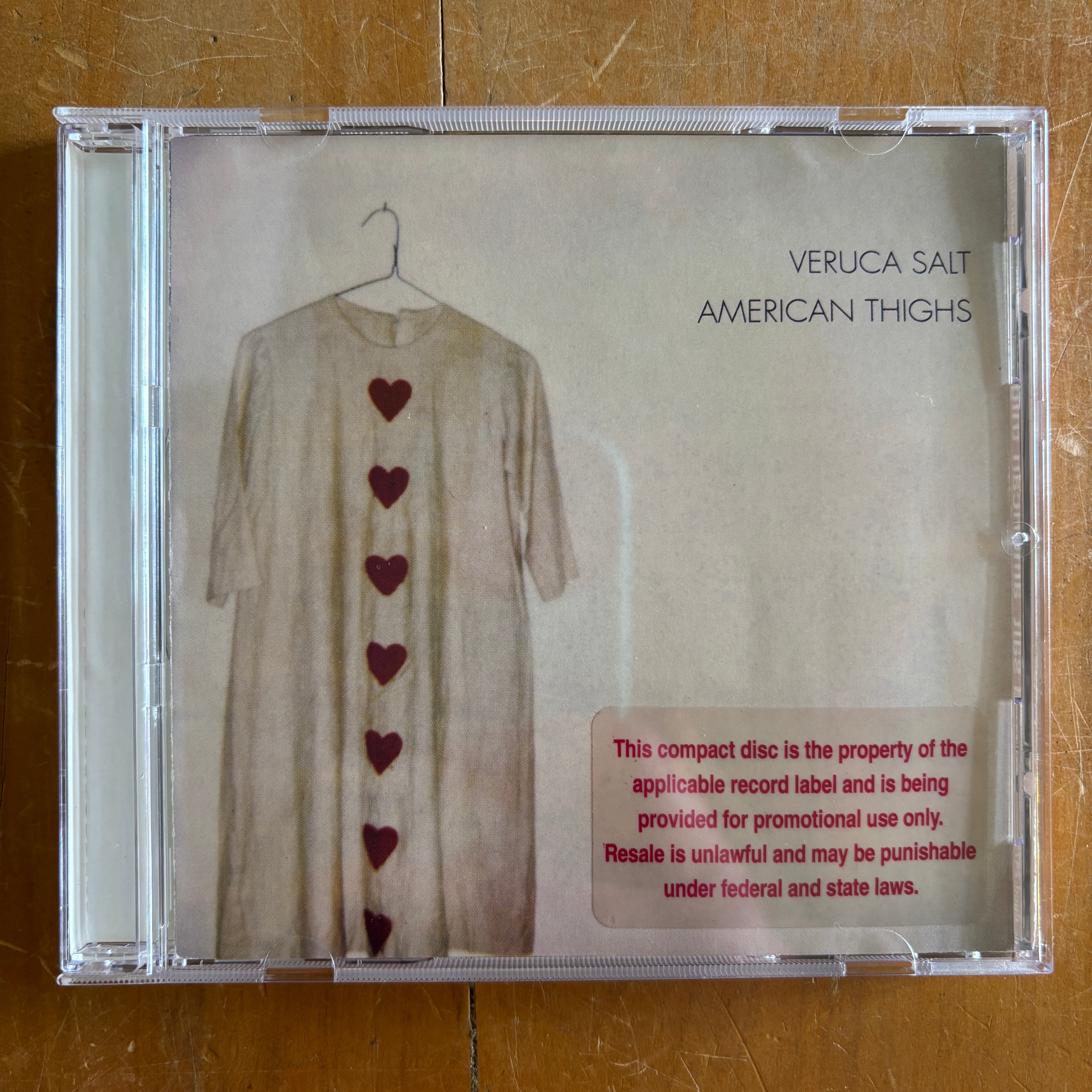 Veruca Salt - American Thighs (CD) – Suffragette Records