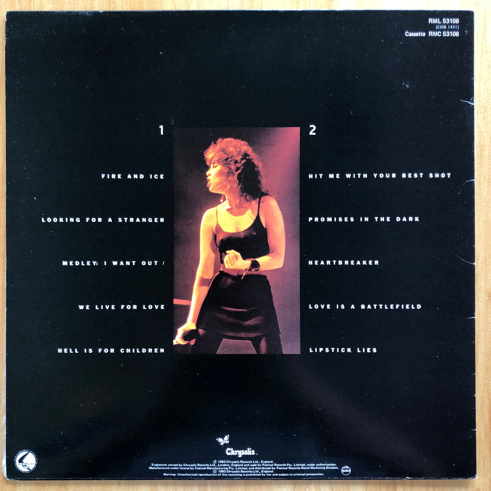 Pat Benatar - Live From Earth – Suffragette Records